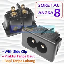 Jual Soket AC angka 8 Standar Power Outlet Socket Switch Colokan Listrik - Kota Bekasi - mirorim ...