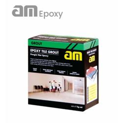 Jual AM 55 Original Tile Grout Epoxy Nat Keramik 1kg White Vanilla ...
