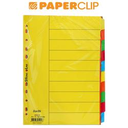 Jual Devider/pembatas file Bantex 6050 A4 10 warna polos - Jakarta ...
