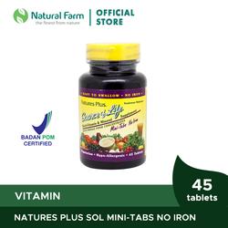 Promo Natures Plus Sol Mini Tablet No Iron - 45 Tablet - Jakarta Barat ...