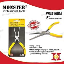 Jual Tang Lancip 5 Inch Monster WNS105M NEEDLE NOSE PLIER Tang Lancip 5 ...