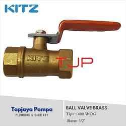 Jual Ball Valve KITZ Brass 1/2 inch 400 WOG 100% ORIGINAL - Jakarta Pusat - dagangteknik | Tokopedia