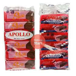 Jual Apollo Biskuit Wafer Salut Susu Coklat Isi 10s / Apollo Biskuit ...
