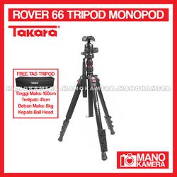 Jual Takara ROVER 66 Professional Compact 2 in 1 Traveller Tripod ...