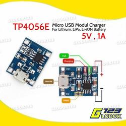 Jual Modul TP4056 Micro USB Charger 18650 Baterai Lithium 5V 1A - TP4056A Pendek, Tanpa Bubble ...