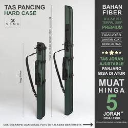 Jual TAS PANCING HARDCASE / TAS JORAN HARD CASE / ROD CASE AJUSTABLE ...
