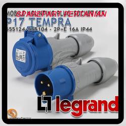 Jual Legrand Paket 1 Set Plug Panel Mounting Socket 2P+E / 3 Pin 16A ...