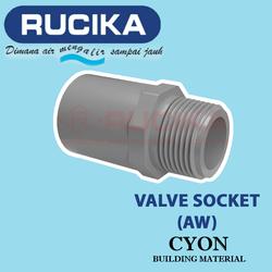 Jual Valve Socket AW (RUCIKA) / SDL (Sock Drat Luar) - 1/2 - Jakarta ...