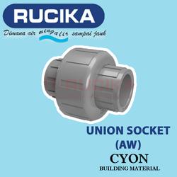 Jual Union Socket water mur Rucika AW tebal ukuran ½ ¾ 1" - ½ - Kota ...