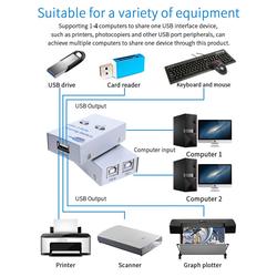 Jual Auto Switch Usb Printer 2 Port 2Port 4 Port Sharing Switcher USB 2 ...