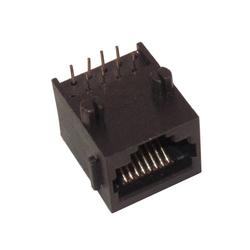 Jual 8P8C RJ45 LAN Modular Jack PCB Black Hitam Straight Lurus Konektor ...