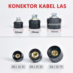 Jual Konektor Kabel Las Male Female DKJ 50-70mm Cable Socket Connector ...