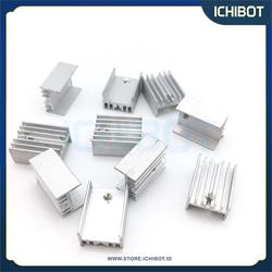 Jual Heatsink TO-220 Pendingin Transistor Mosfet IC Regulator 20x15x10 ...