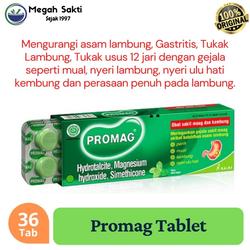 Promo Promag Tablet Obat Sakit Maag dan Kembung 1 box @ 3 Blister - 1 ...