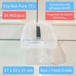 Jual CONTAINER BOX / KOTAK PENYIMPANAN EZY CB 15 L BENING/PURE ...
