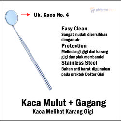 Jual Kaca Mulut Gagang - Mirror Stainless Bulat - Kaca Melihat Karang ...
