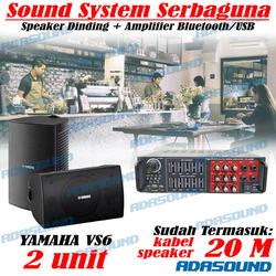 Jual PAKET SOUND SYSTEM CAFE RESTORAN HOTEL BISNIS 6 SPEAKER YAMAHA VS6 - Jakarta Barat ...