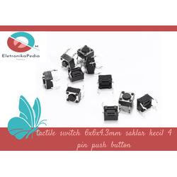 Jual Push Button 6x6x8mm Tactile Switch Kecil 4 pin 8mm - Kota Semarang ...