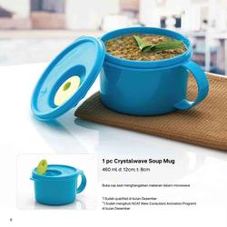 Jual Tupperware Crystalwave Soup Mug 460ml microwaveable - Jakarta ...