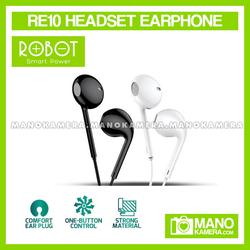 Promo Headset Headphone Robot RE10 Wired Bass Android iPhone Original ...