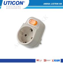 Jual UTICON ST 1682NC TERMINAL STOP KONTAK 6 LOBANG Lubang + SAKLAR ON ...