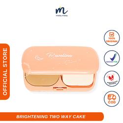 Promo REVELINE Brightening Two Way Cake | Makeup Bedak TWC - Ref LE ...