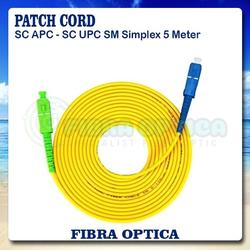 Jual Patch Cord SC-SC SM 5m | FO SC/UPC-SC/UPC Single Mode Simplex 5 Meter - Jakarta Pusat ...