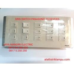 Jual SAKLAR GRID SWITCH 3 GANG 9 DEVICES PANASONIC DENGAN INBOW BESI J ...