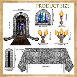 Promo 13 Pieces Medieval Party Decorations Medieval Scene Setter Set ...