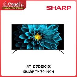 Jual SHARP 4T-C70DK1X ANDROID TV 70 INCH UHD 4K HDR NEW - Kota ...