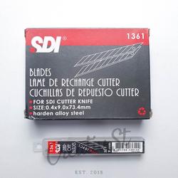 Jual ISI CUTTER 30 derajat tajam Blade Refill Cutter Deli Original bkn ...