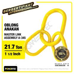 Jual Master Link Assembly A-345 4.7 Ton - 3/4" POWERTEC - Jakarta Pusat ...