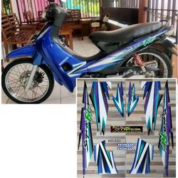 Jual striping original Honda Supra Fit silver hitam tahun 2005 - Kota ...