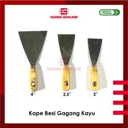 Jual Kape Plat Besi 2 Inch 2" Gagang Kayu Skrap Scraper Alat Plamir ...