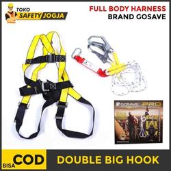 Jual Absorber Lanyard Body HARNESS Safety Double 2 Big HooK - LH1109 B - Jakarta Utara - Enjoy ...