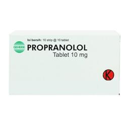 Jual PROPRANOLOL 10 MG 1 STRIP ISI 10 TABLET / HIPERTENSI / JANTUNG ...