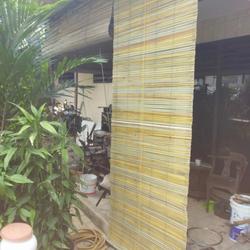 Jual Tirai Bambu Kerai kayu Krey sawit kualitas super ukuran 2m x 2m +tali - tali penggulung ...