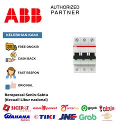 Jual MCB ABB S203-C10 Miniature Circuit Breaker 3P 10A 6kA 2CDS253001R0104 - Jakarta Barat ...