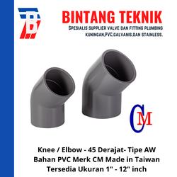 Jual CM TAIWAN KNEE PVC 4 INCH AW TEBAL / ELBOW PVC PO MR AGE - Kab ...