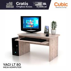 Promo Cubic Meja Komputer Rumah / Meja Kerja Lesehan Minimalis / YAGI ...