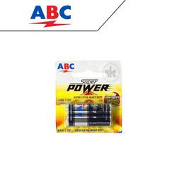 Jual ABC SUPER POWER AAA 1,5V BATERAI BATRE AAA 1,5V SUPER POWER ABC ...