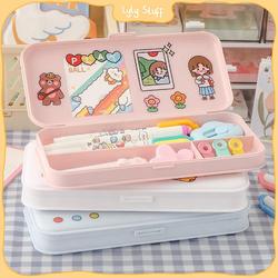 Jual Kotak Pensil Korea Minimalis Pencil Case Aesthetic Tempat Pensil ...
