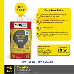 Promo Mortar Utama MU-420 CeraFix Perekat Keramik - Porous Tile 25Kg ...