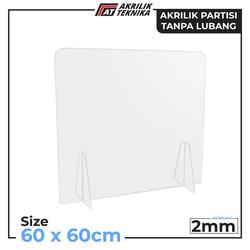 Jual PARTISI / SEKAT / PEMBATAS MEJA AKRILIK UNIVERSAL TANPA LUBANG 60 ...