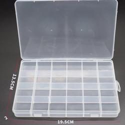 Jual Kotak Penyimpanan Komponen IC SMD Sparepart Box 5 10 15 24 Slot ...