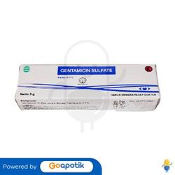 Jual GENTAMICIN SULFATE BERNOFARM 0.1% CREAM 5 GRAM TUBE - Kota Bekasi ...