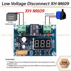 Jual Low Voltage Disconnect XH-M609 Batterai Proteksi LVD Modul M609 DC ...