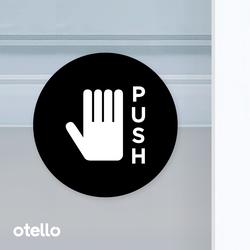 Jual Acrylic Sign Signage PUSH PULL Rambu Simbol Akrilik 5 x 20 cm ...