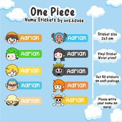 Jual STIKER LABEL NAMA WATERPROOF ONE PIECE - M - Jakarta Barat ...
