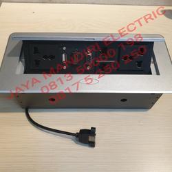 Jual GROMMET BOX STOP KONTAK CUSTOM OUTLET LISTRIK MEJA KERJA SPACELINE ...